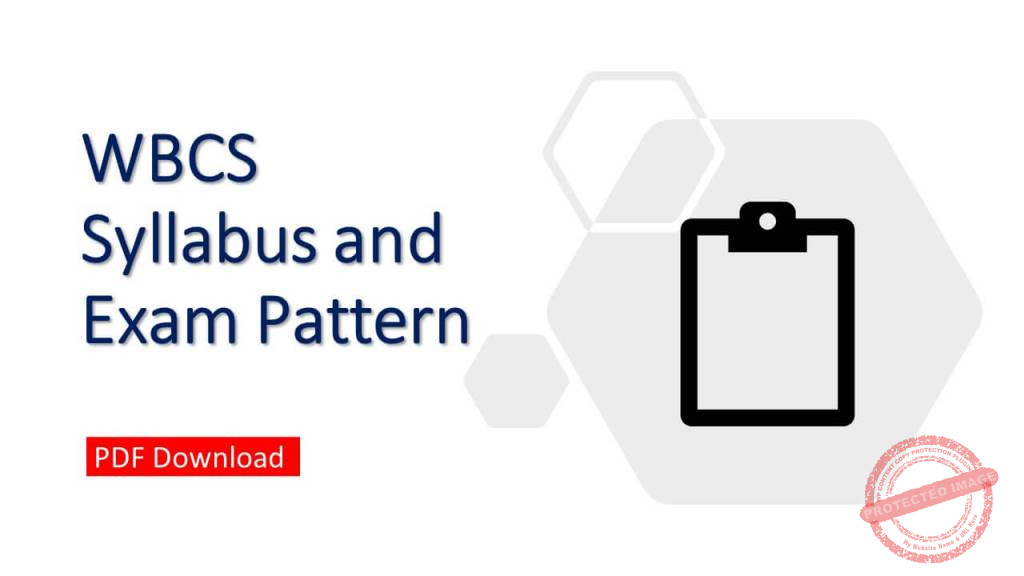 WBCS Syllabus and Exam Pattern 2021 - PDF Download - বাংলা কুইজ